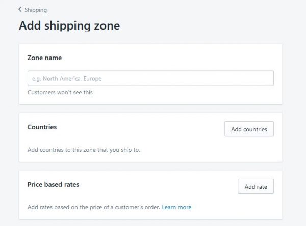 Flat Rate Shipping on Shopify - POSIM Point of Sale Software Flat Rate Shipping on Shopify - POSIM Point of Sale Software